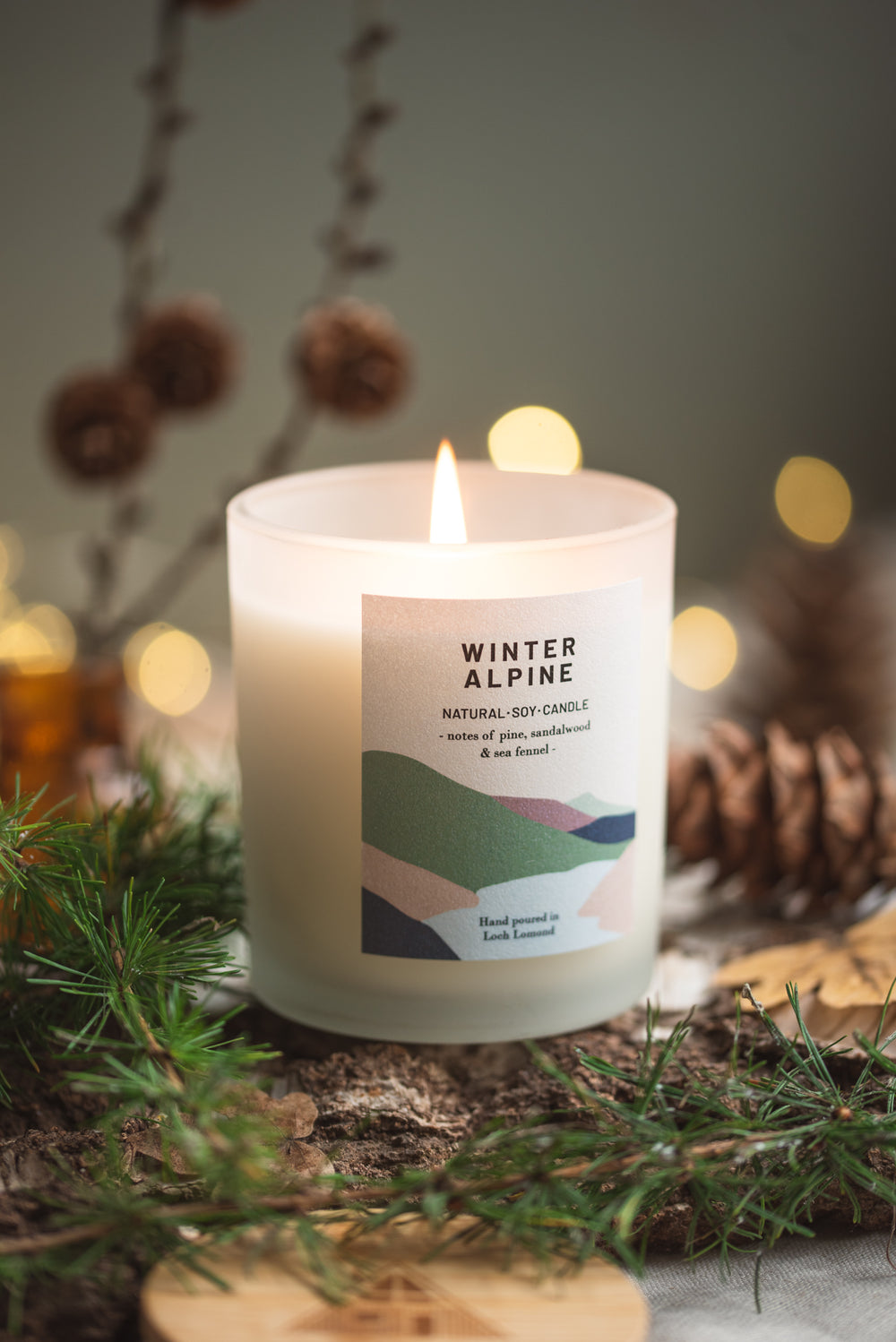 Winter Alpine - 450g - Organic & Vegan Scented Candles | Ocoee House