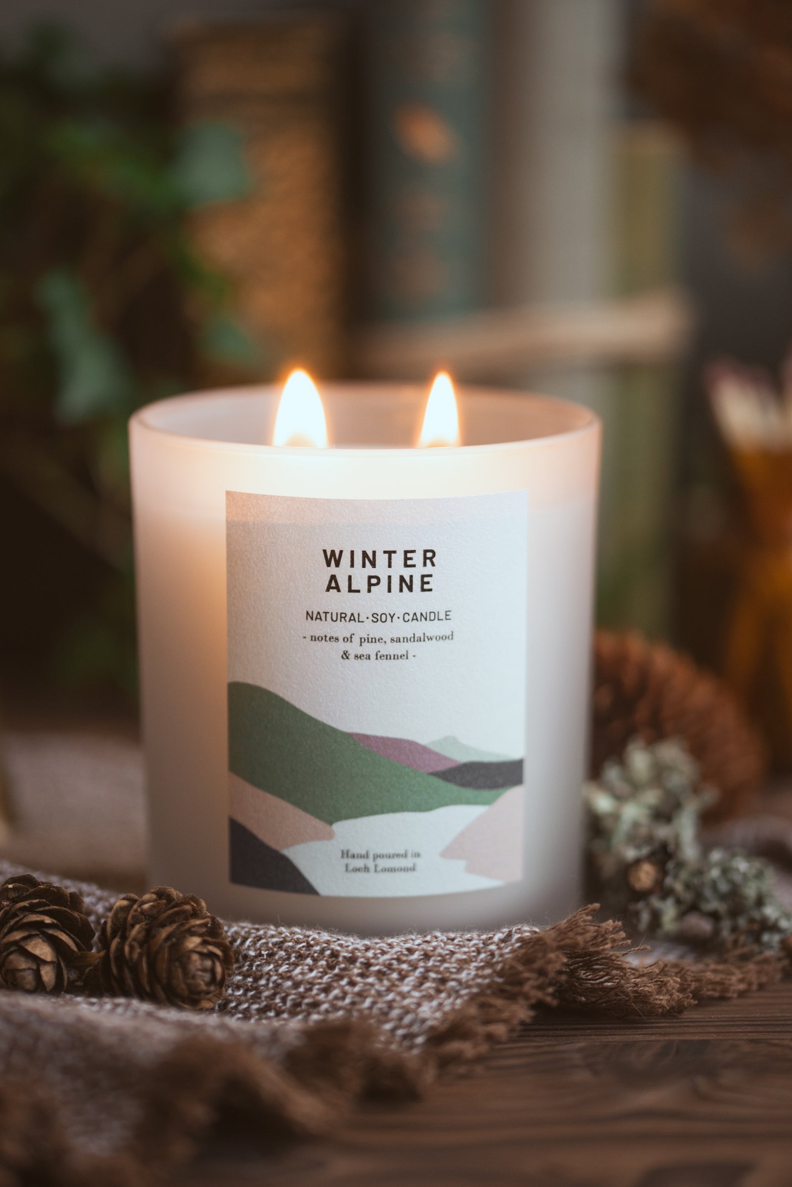 Winter Alpine - 760g - Organic & Vegan Scented Candles | Ocoee House
