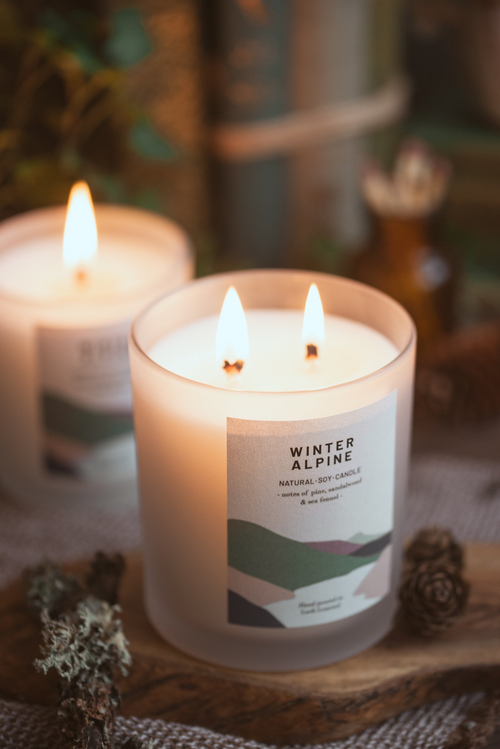 Winter Alpine - 760g - Organic & Vegan Scented Candles | Ocoee House