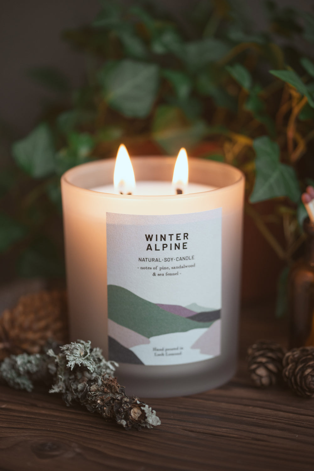 Winter Alpine - 760g - Organic & Vegan Scented Candles | Ocoee House